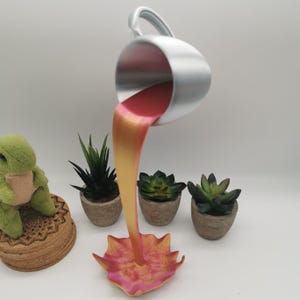 3D Printed Sculpture, Floating Coffee Cup, Mug, Creative Desk Decor ...