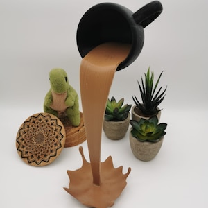 3D Printed Sculpture, Floating Coffee Cup, Mug, Creative Desk Decor ...