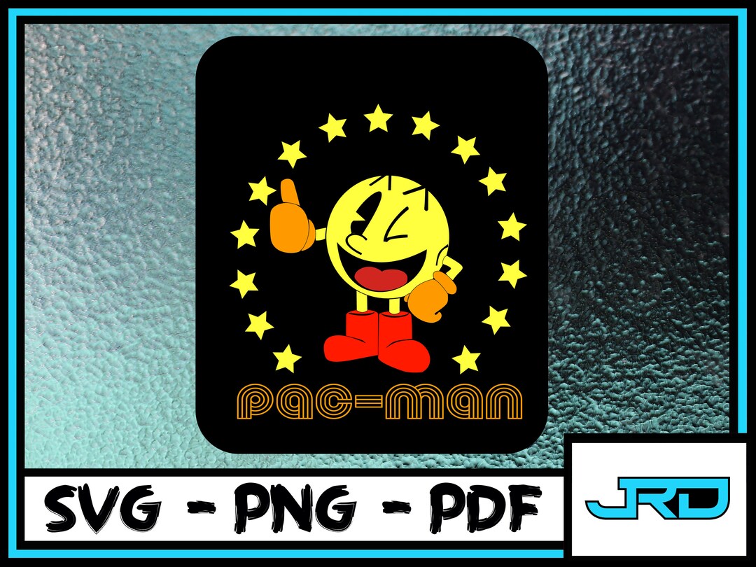 Pac-man Arcade-svg-pdf-png-digital Download - Etsy