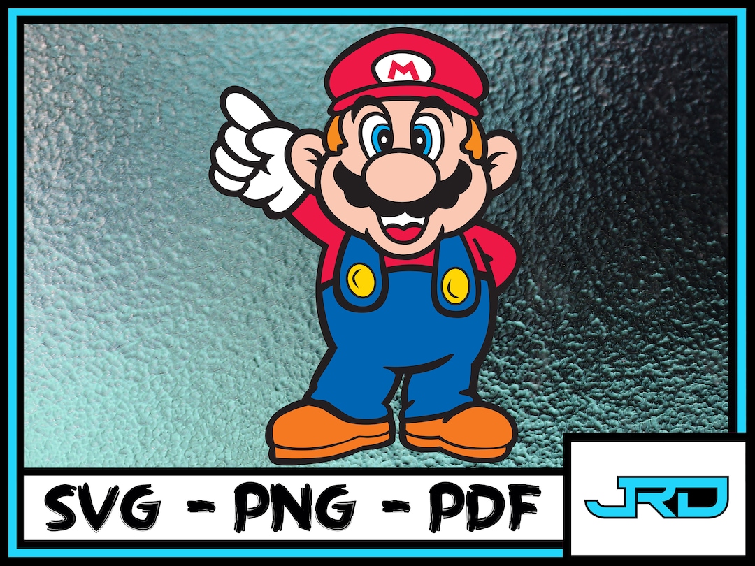 Mario Arcade-svg-pdf-png-digital Download - Etsy