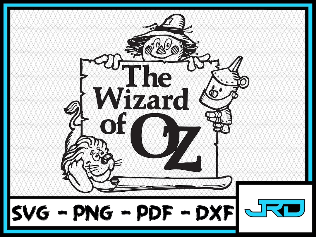 Old Wizard of OZ Svg-pdf-png-dxf Digital Download - Etsy