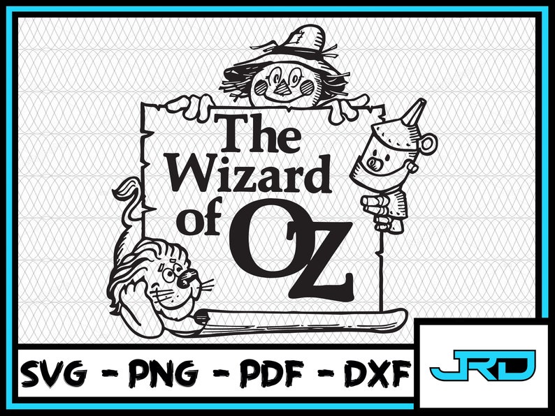 Old Wizard of OZ Svg-pdf-png-dxf Digital Download - Etsy