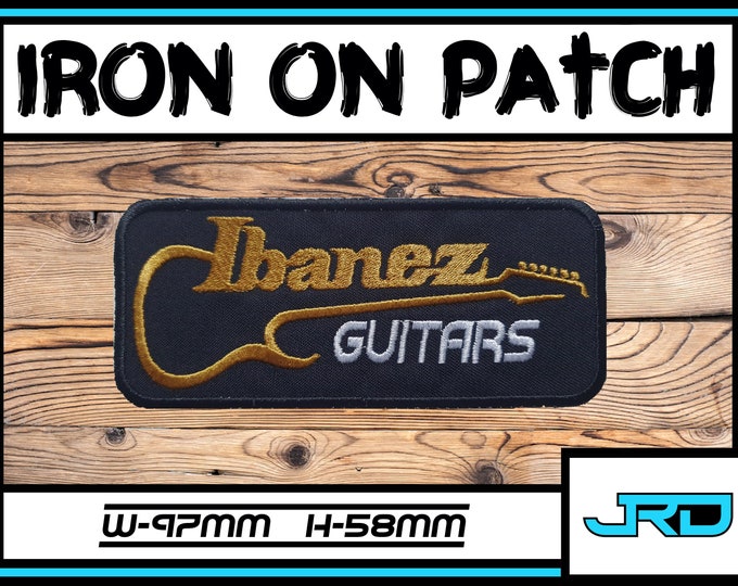 Ibanez Guitars Embroidered Patch - Etsy