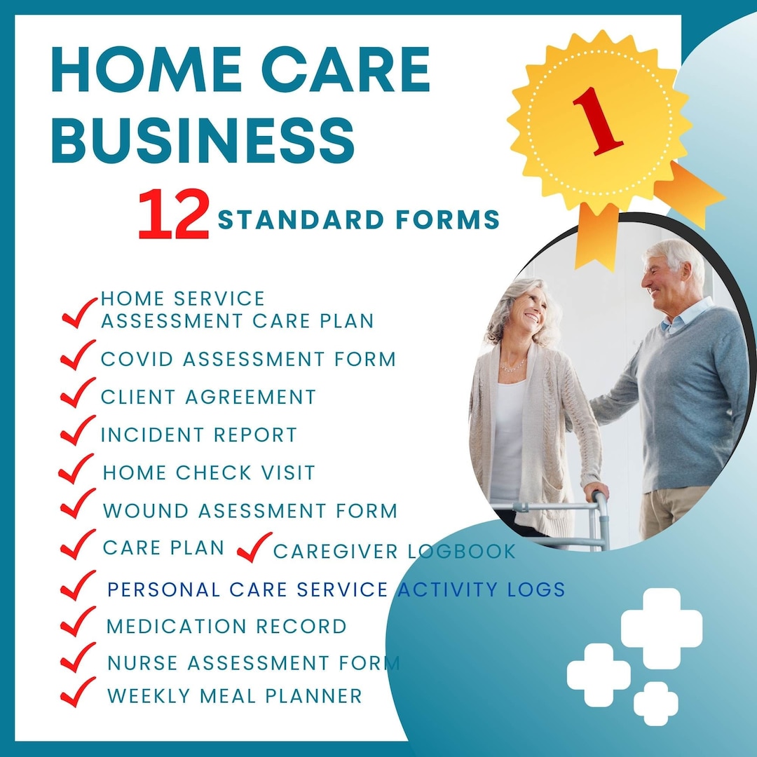 Home Care Business 12 Standard Forms Template, Caregiver Business ...