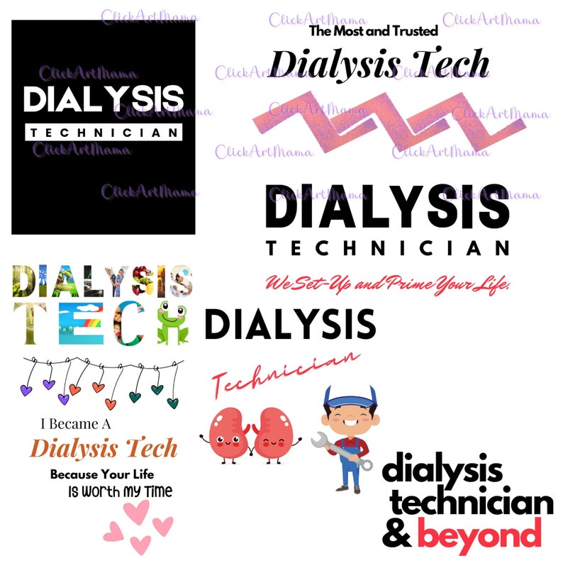 Dialysis Technician Png-svg Bundle, Dialysis Tech Nurse, Nephrology ...