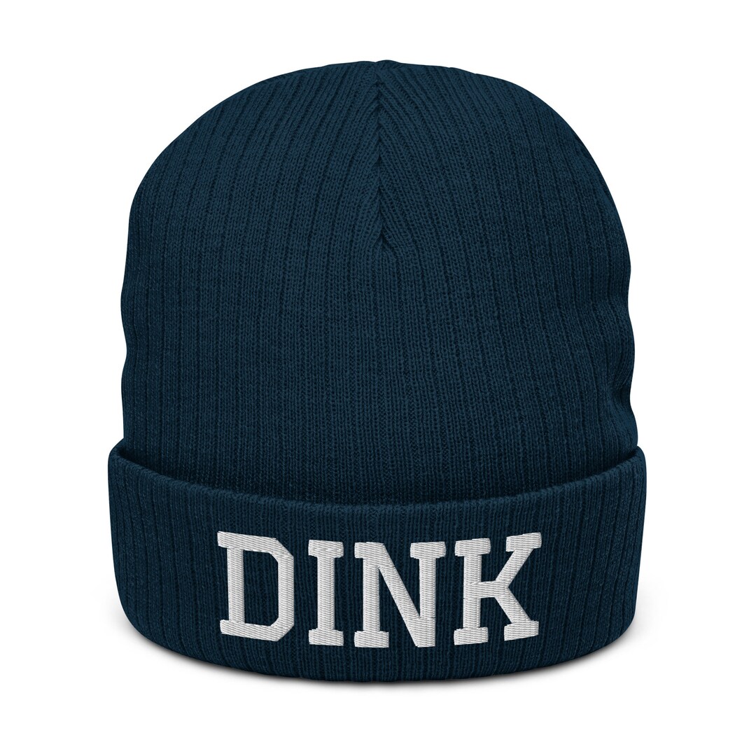 Ribbed Dink Knit Pickle Toque Beanie- Winter Sports Hat - Etsy