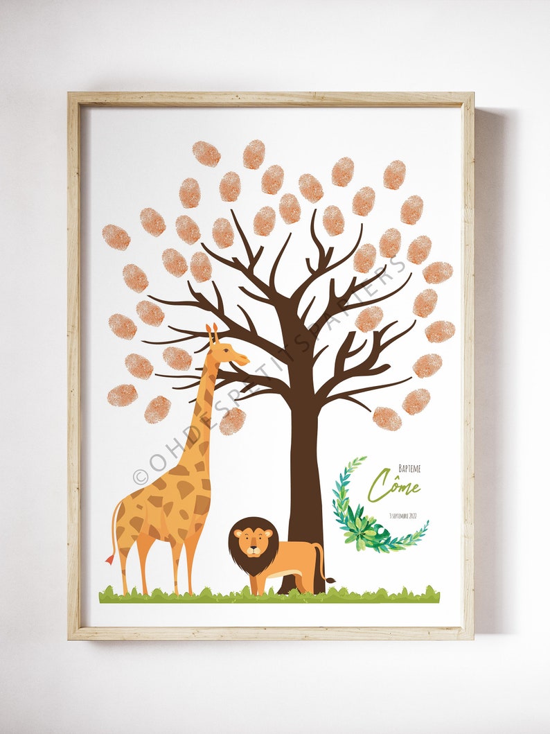 JUNGLE Footprint Tree - Etsy