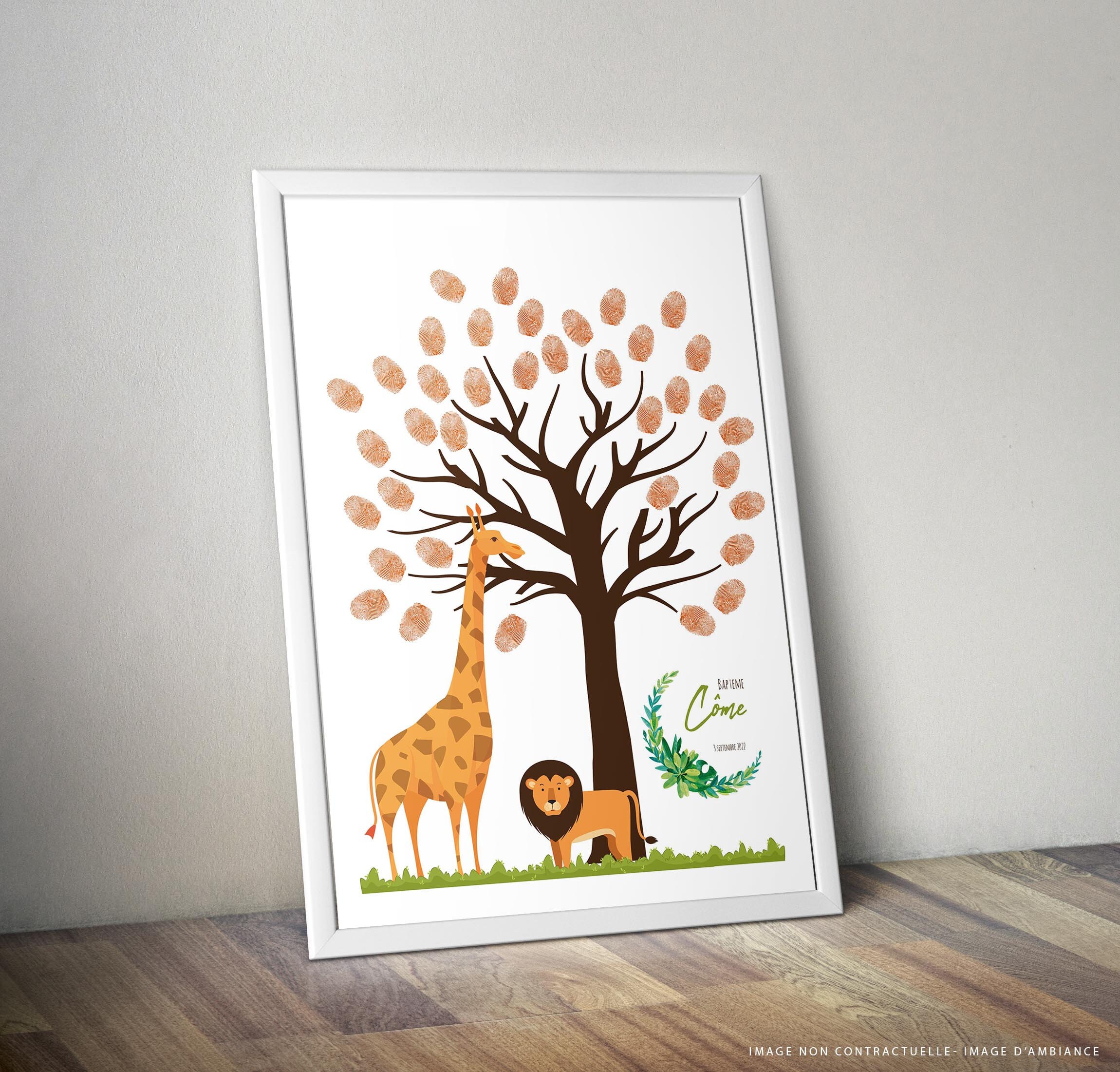 JUNGLE Footprint Tree - Etsy