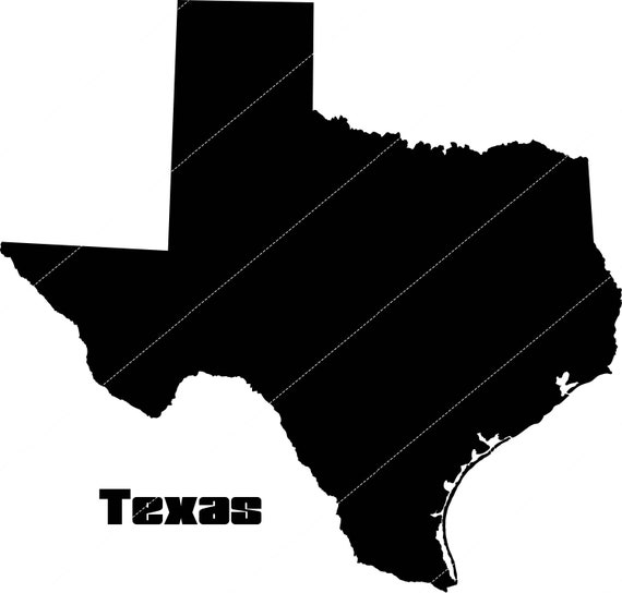 Texas SVG Texas State SVG Texas Outline SVG Outline of the - Etsy