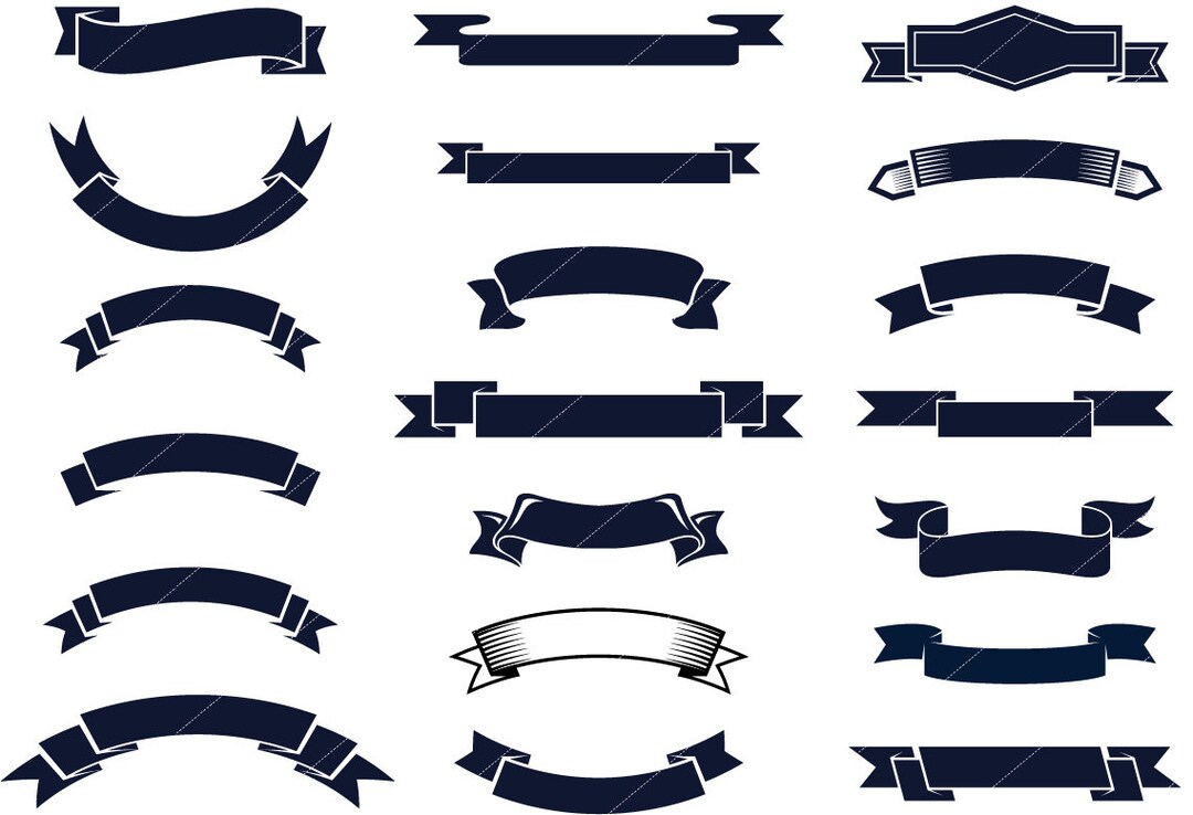 Banner, Ribbon, Label, Scroll, Header, Clip Art, Clipart, Design, Svg ...