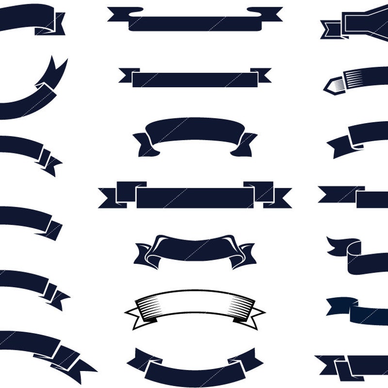 Scroll Banner Svg - Etsy