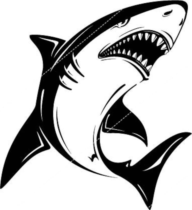 SHARK SVG FILE - Etsy
