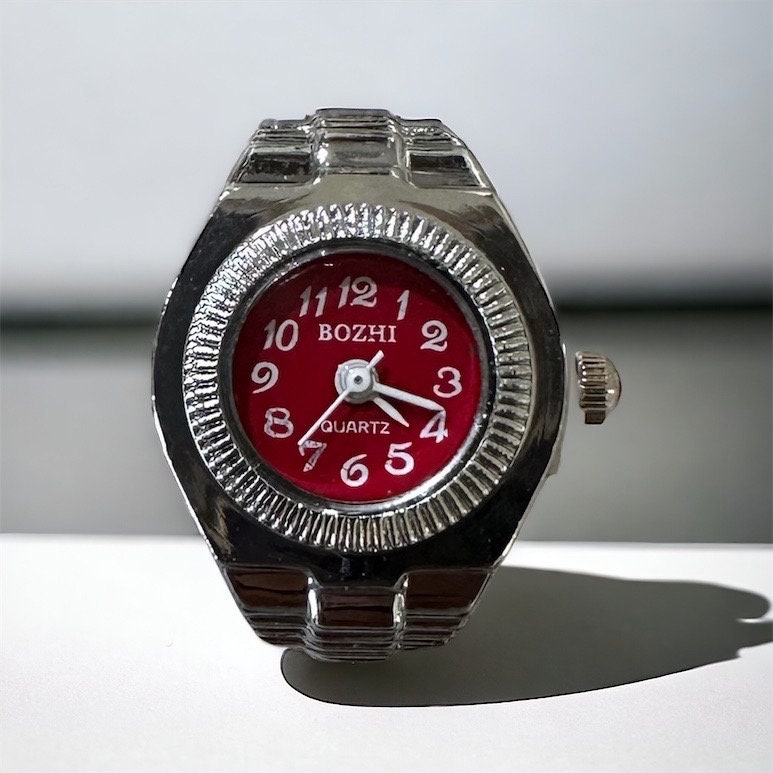 3 Pack Y2K Cyber Punk Vintage Watch Rings Adjustable 2000s & 90s Watch ...