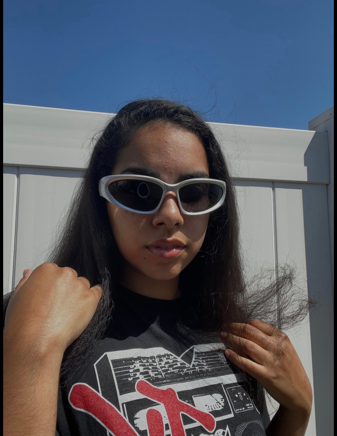 Y2k Futuristic Silver Mirror Sunglasses | Cyber Punk |futuristic ...