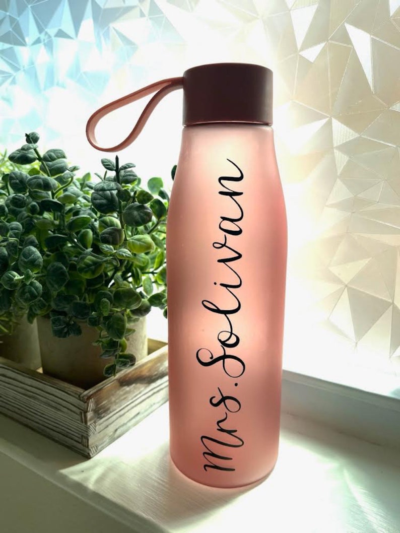 Water Bottle With Custom Wording & Designs - Etsy