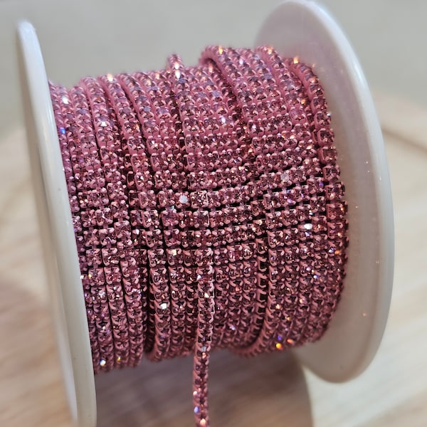 Rhinestone Cup Chain - Etsy
