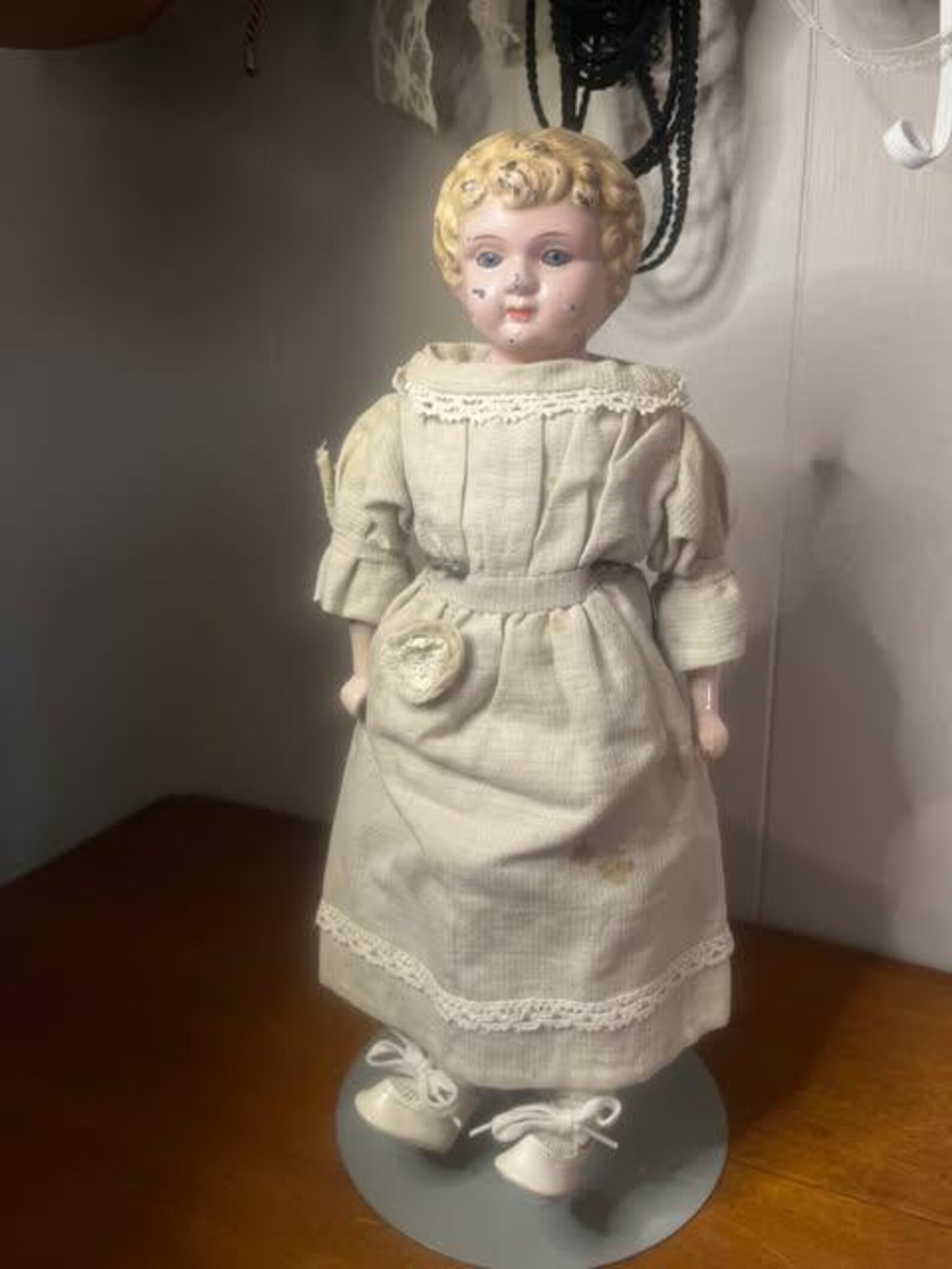 Antique Tin Minerva Doll, Made in Germany - Glass Eyes - Etsy