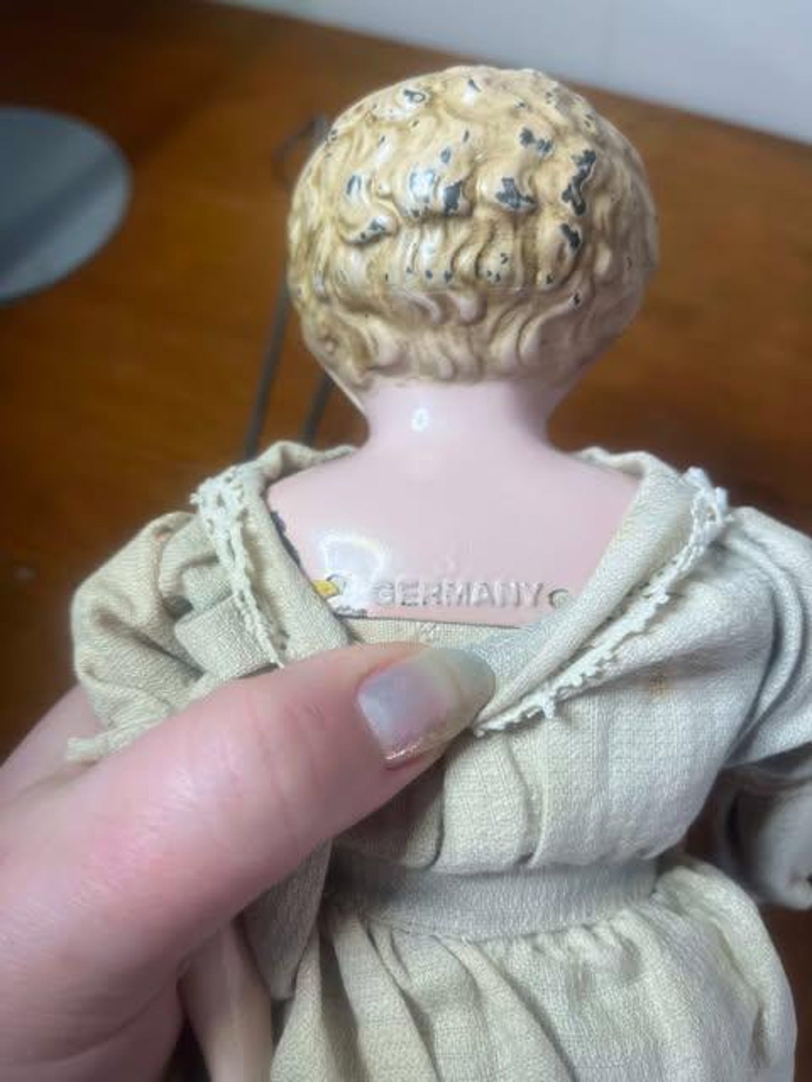 Antique Tin Minerva Doll, Made in Germany - Glass Eyes - Etsy