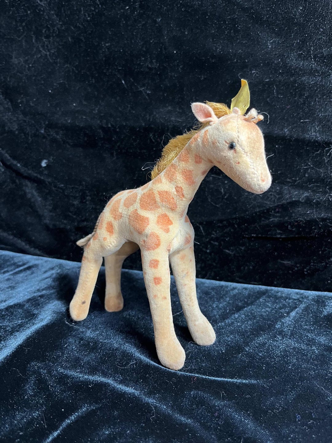 Vintage 1950's Steiff Giraffe Velvet Firm Stuffed #6417,0 - Etsy