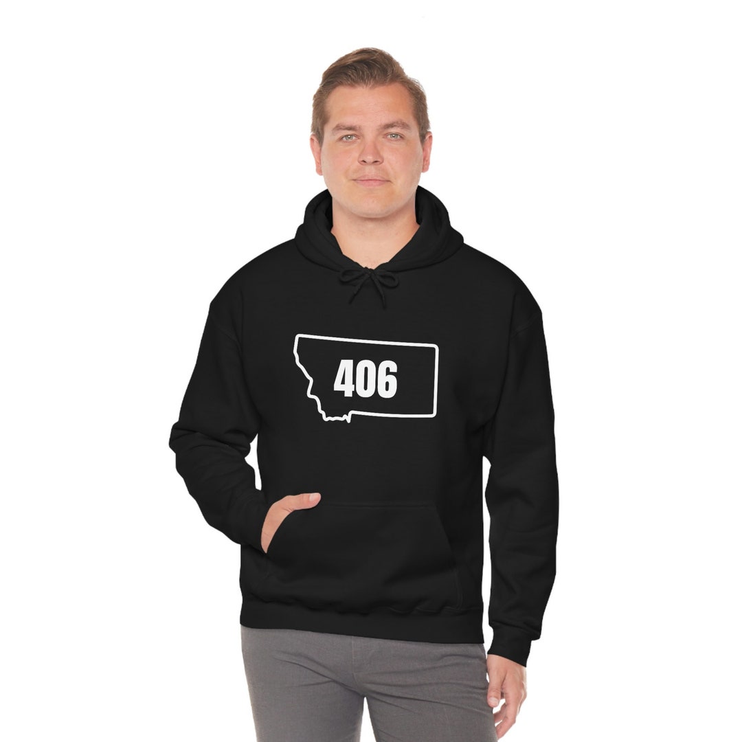 406 Day Montana Hoodie - MT Gift for Montana Natives, Home State Pride ...