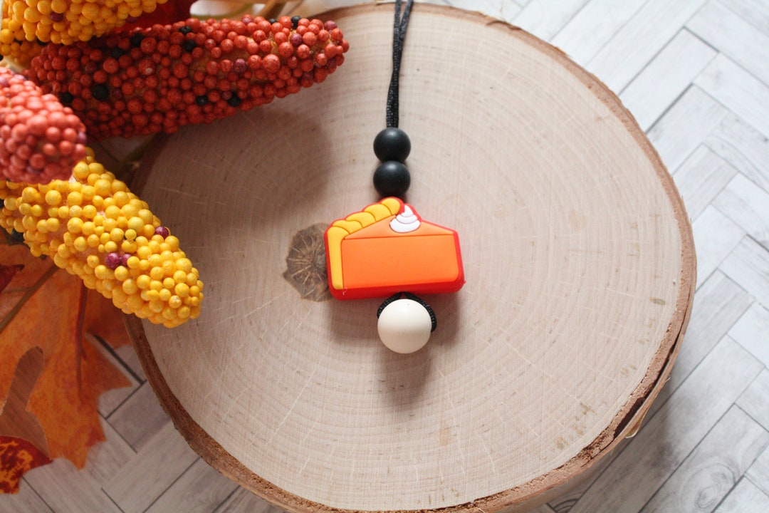 Pumpkin Pie Fidget Necklace - Stim Necklace - Sensory Necklace - Etsy