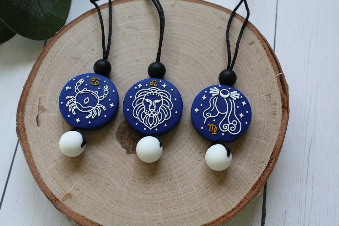 Summer Zodiac Fidget Necklace - Stim Necklace - Sensory Necklace - Etsy