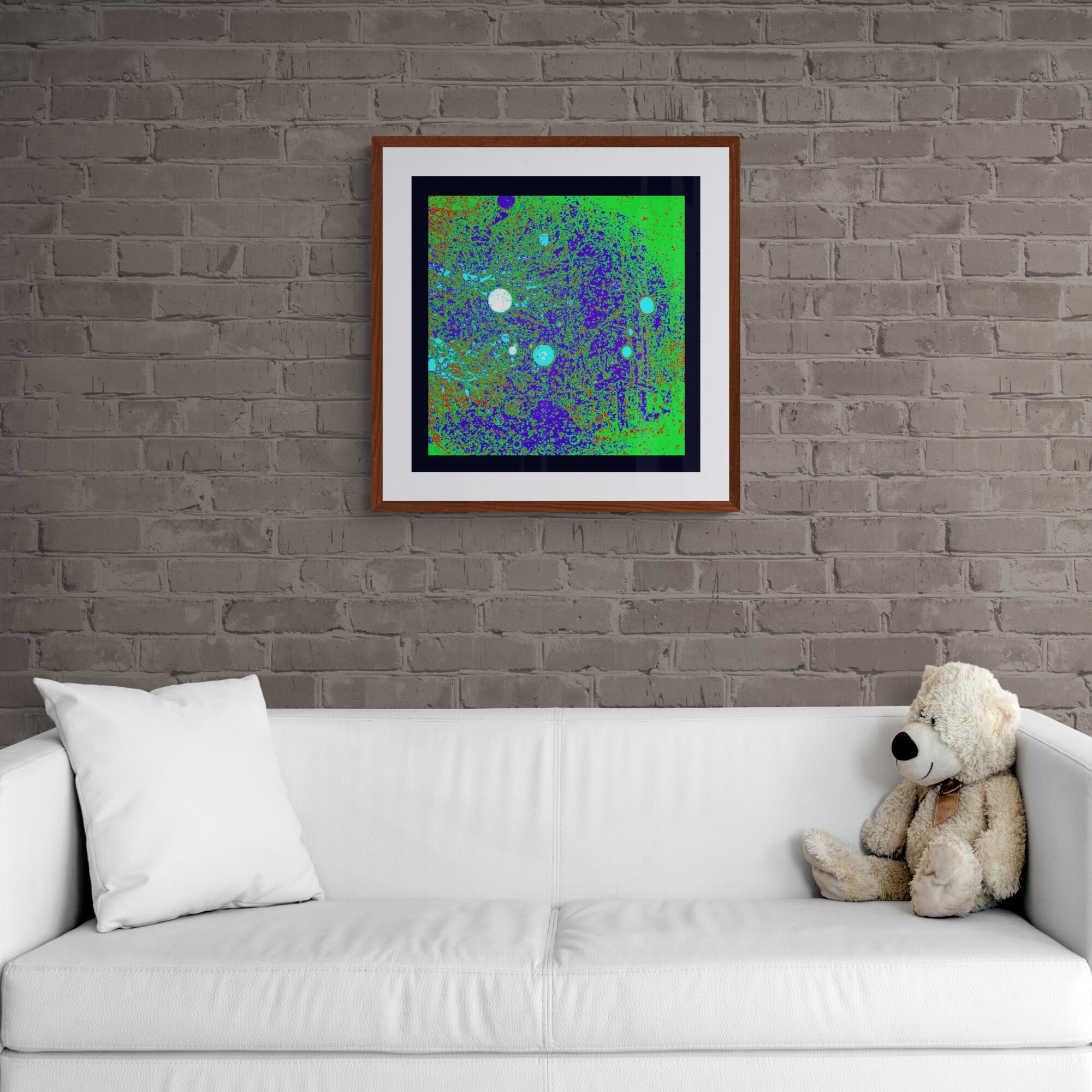 Midnight Orbs in My Yard Mystical Digital Art Whimsical Nursery Décor ...