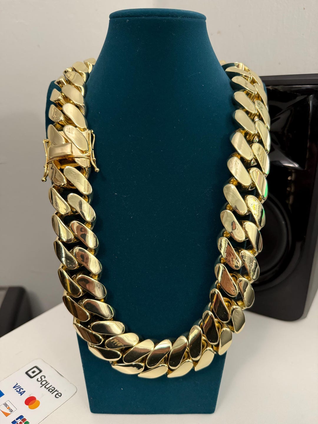 35mm Cuban Link Chain Necklace – 32 Inch Heavyweight Hip Hop Jewelry ...