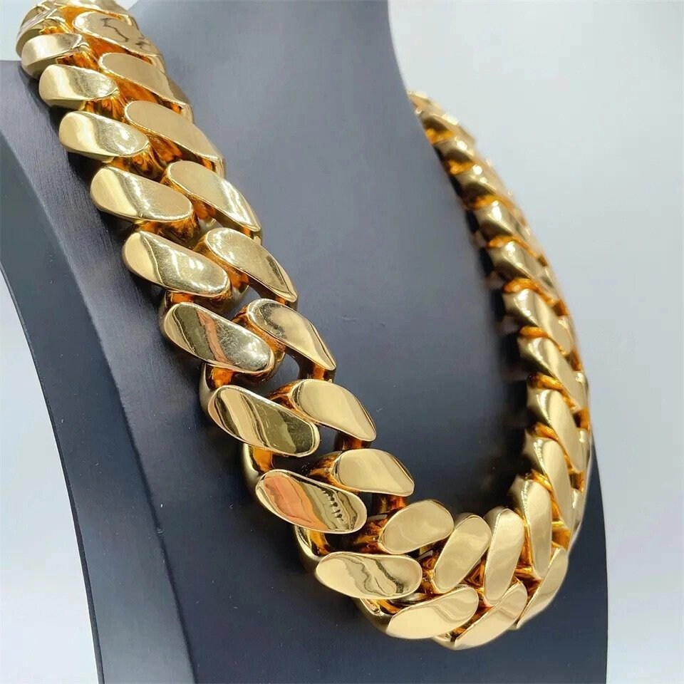 30mm Miami Cuban Link Chain 1 Kg Heavy Solid Big Cuban Chain - Etsy Canada