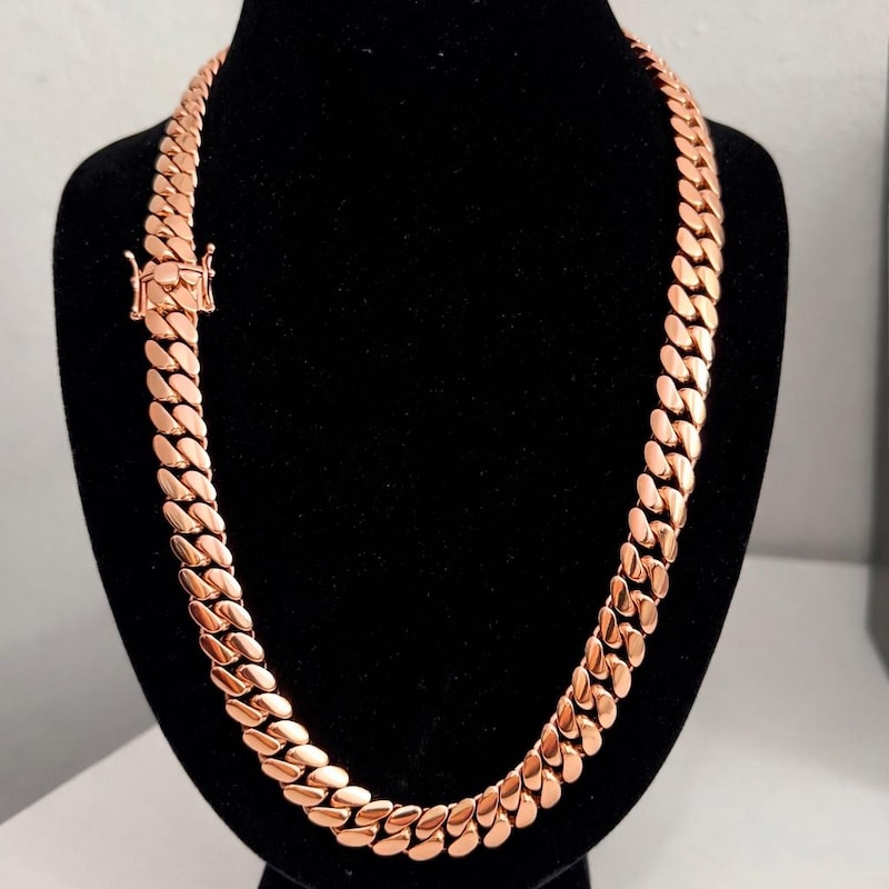 Gold Plated Brass Cuban - Etsy UK