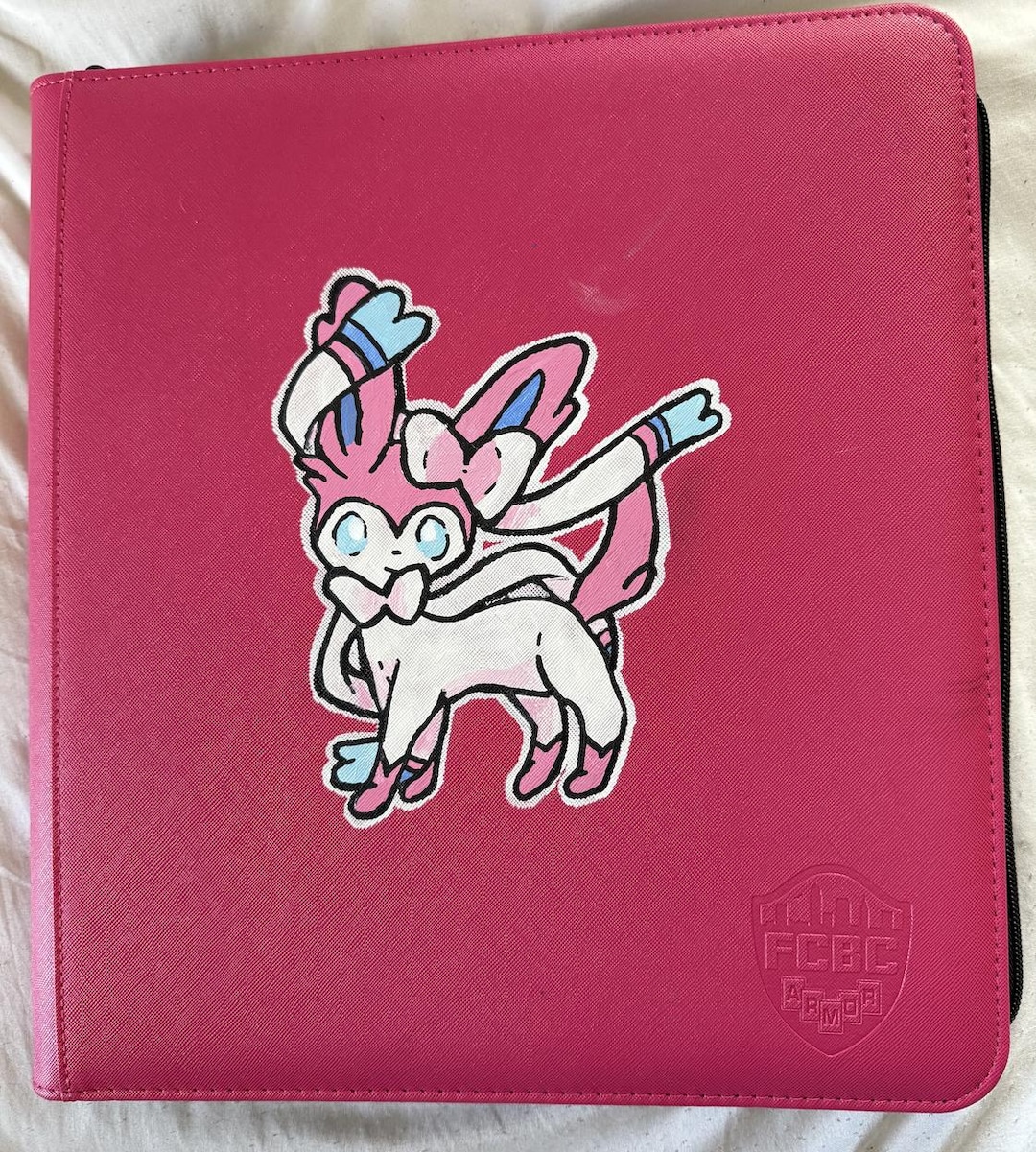 CUSTOM Hand Painted Pokemon Binder - Etsy