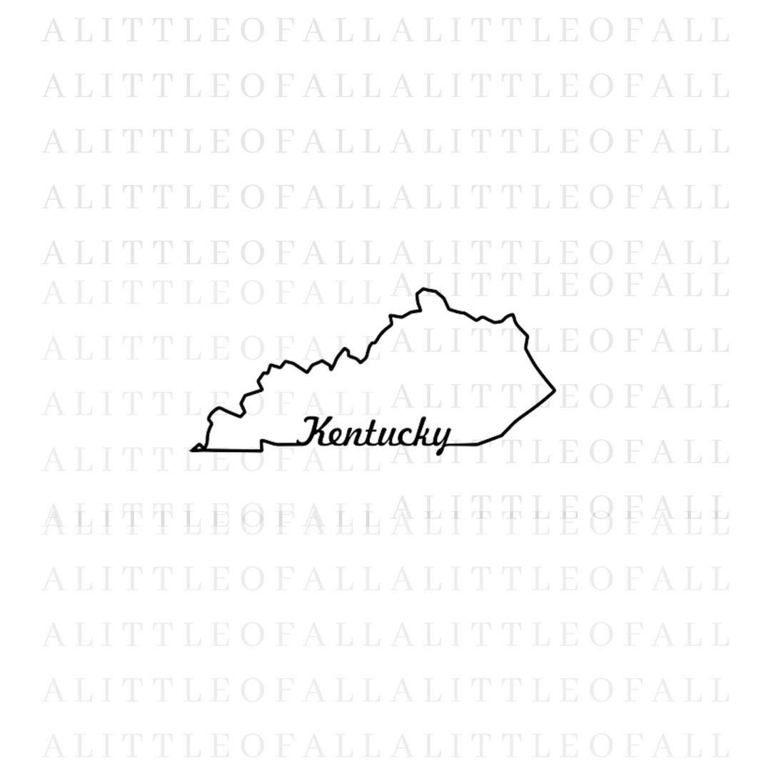 Kentucky State Kentucky PNG - Etsy