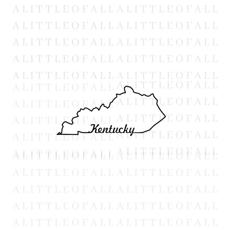 Kentucky State Kentucky PNG - Etsy