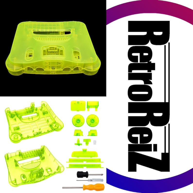 N64 Replacement Housing Shell for Nintendo 64 Console Cover - Etsy