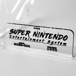 Acrylic Stand for Super Nintendo Console - Etsy