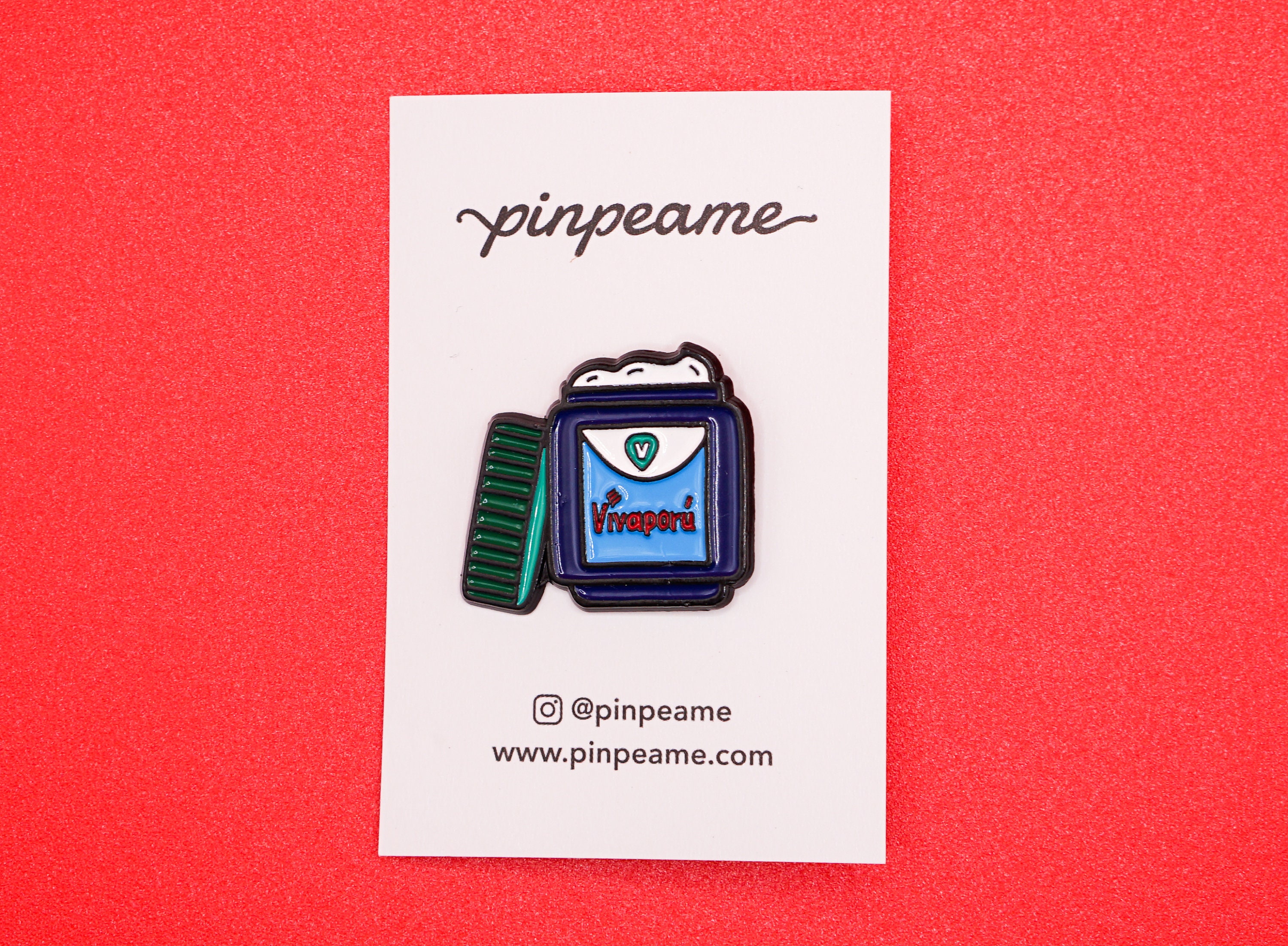 Vicks Vaporu Enamel Pin | Latino Soft Enamel Pin | Latino Vaporub Pin ...