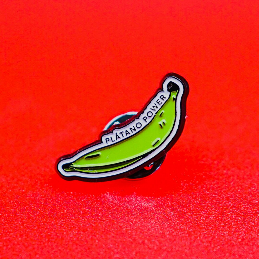 Platano Power Latino Enamel Pin | Dominican Soft Enamel Pin | Latinx ...