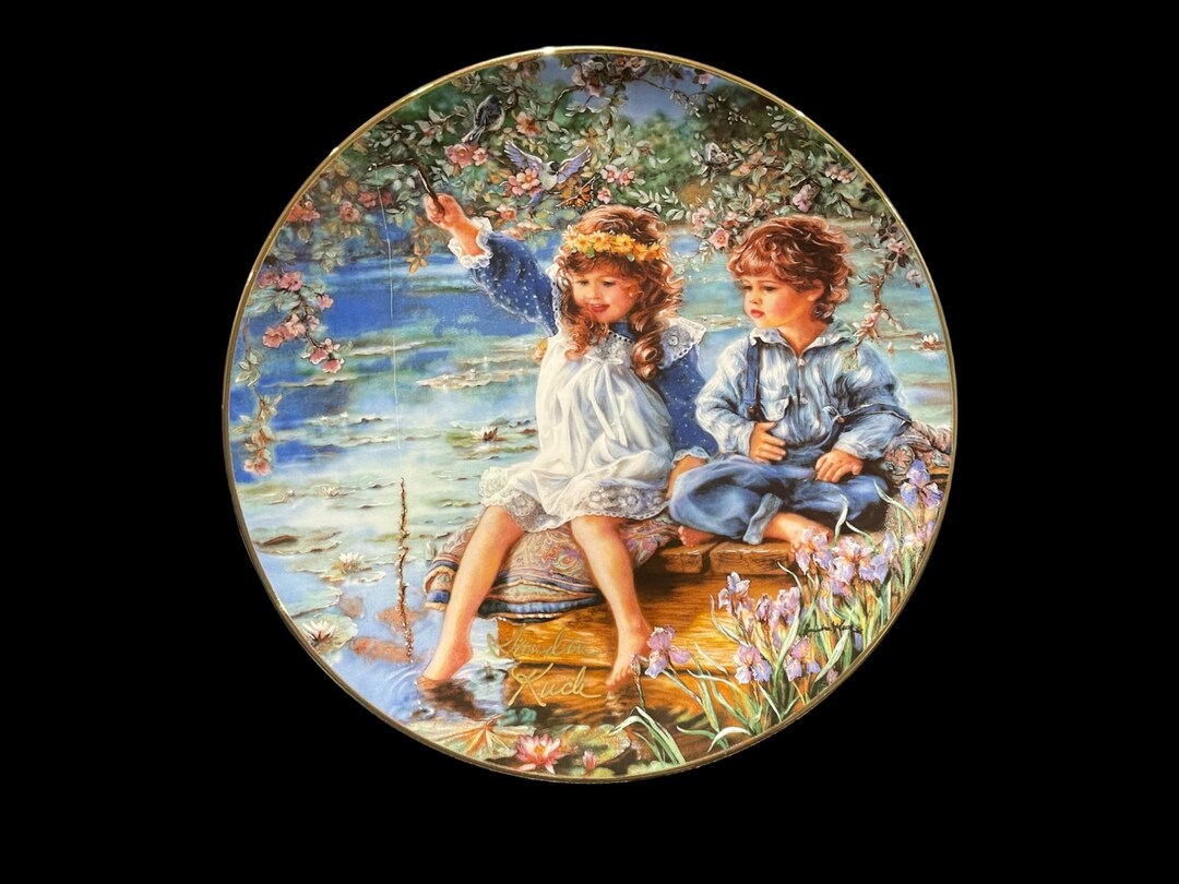 Vintage Collector Plate "patience" by Sandra Kuck First Issue in the ...