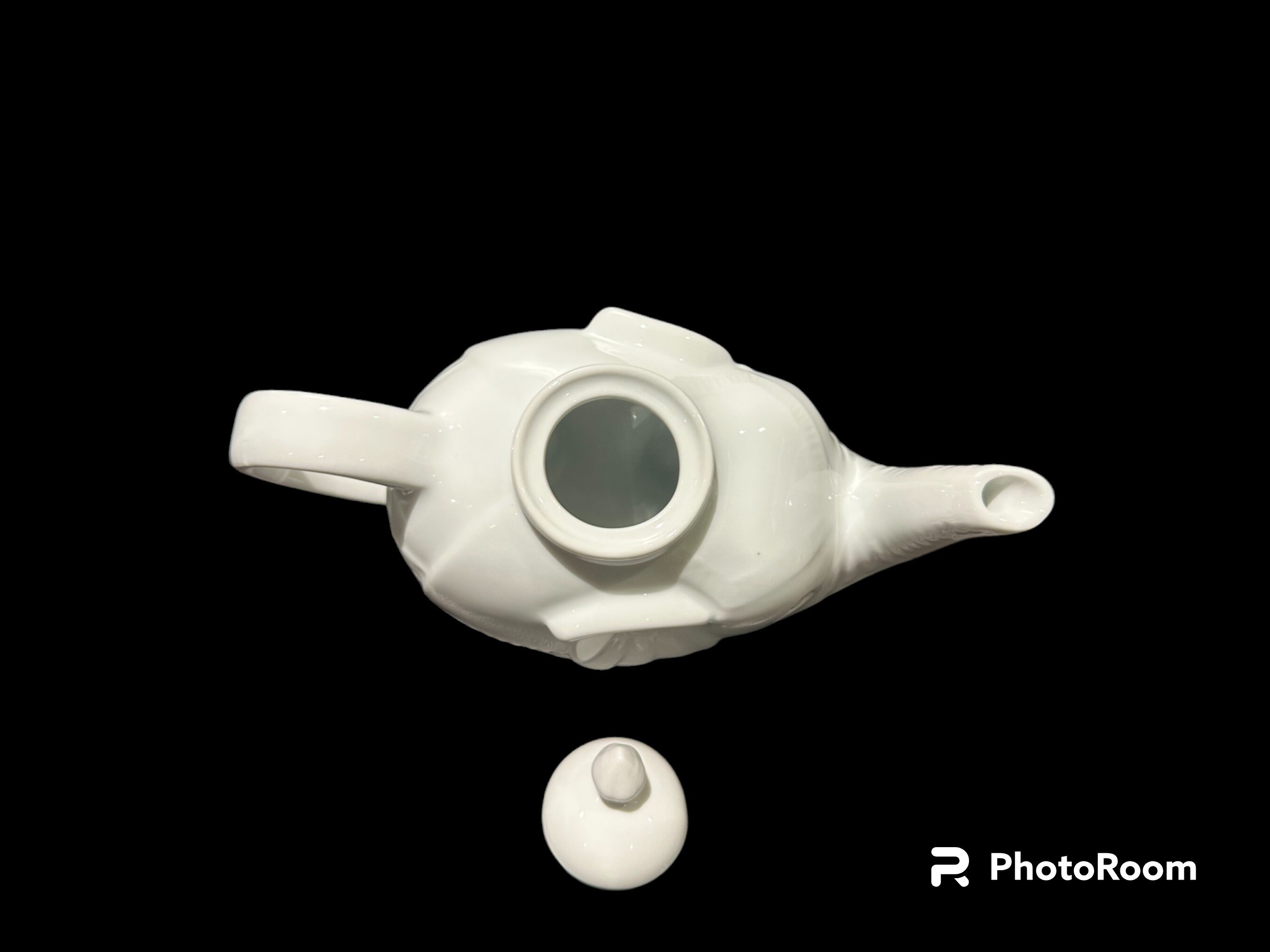 Vintage BIA Cordon Bleu White Elephant Teapot Embossed - Etsy