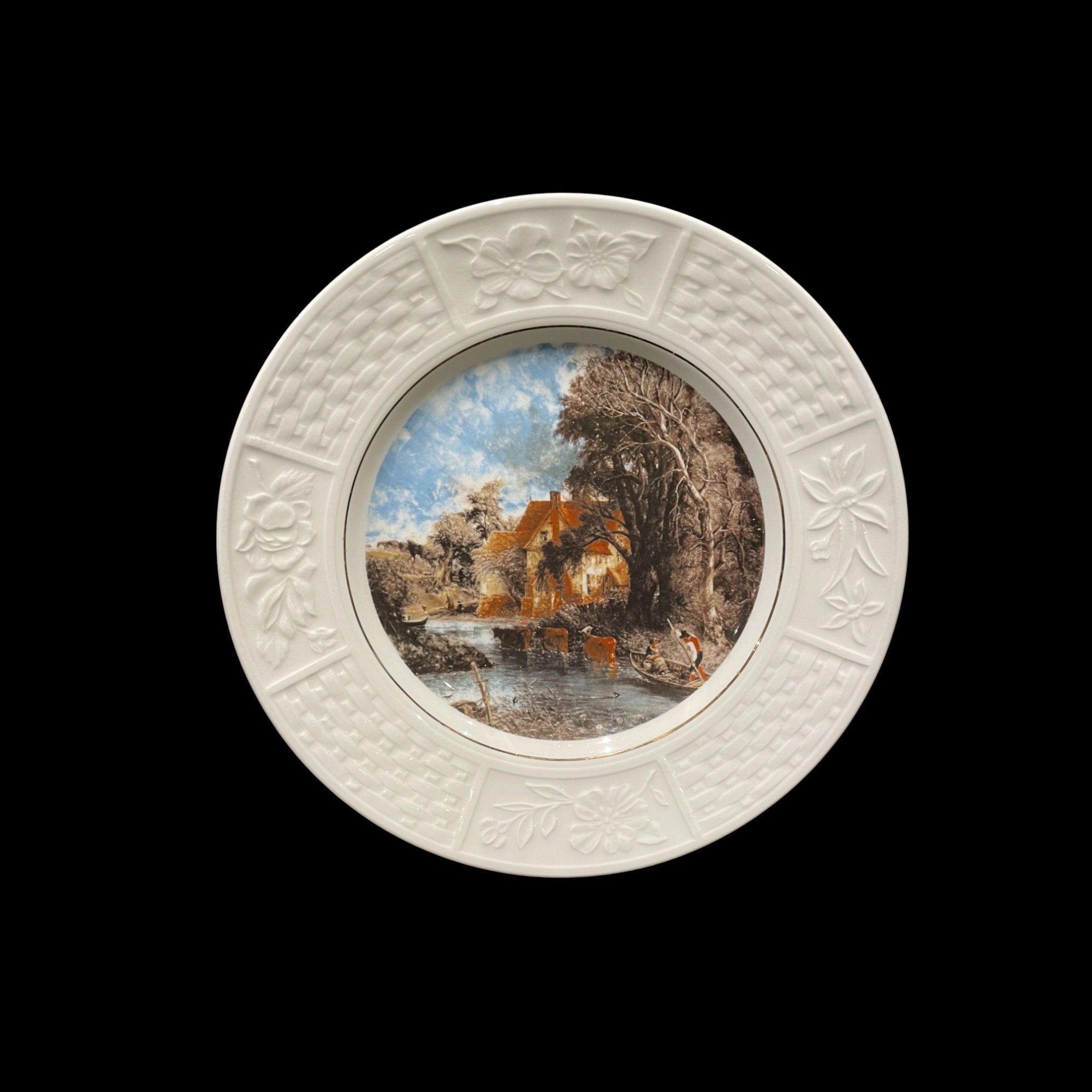 Vintage Wood & Son Plate "the Valley Farm" by John Constable, Made in ...