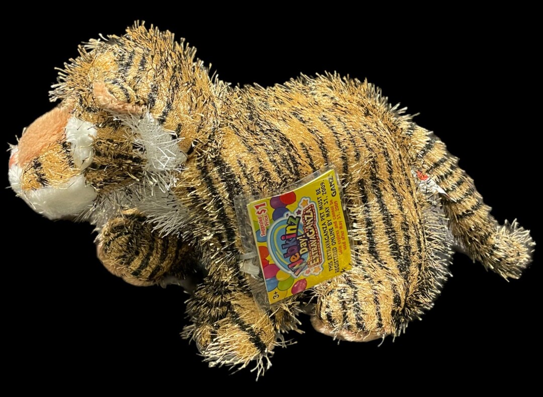Vintage Retired Ganz Webkinz Tiger Webkinz Plush Toy - Etsy