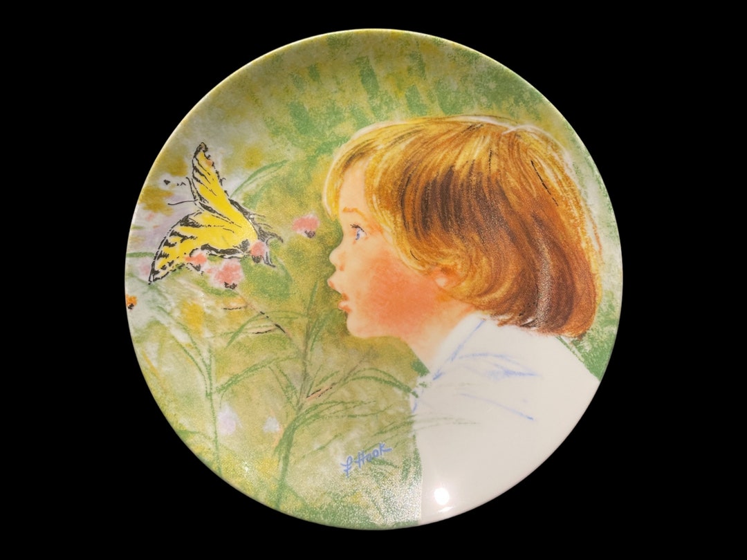 Vintage Frances Hook Collector Plate "wonderment" in the Frances Hook ...