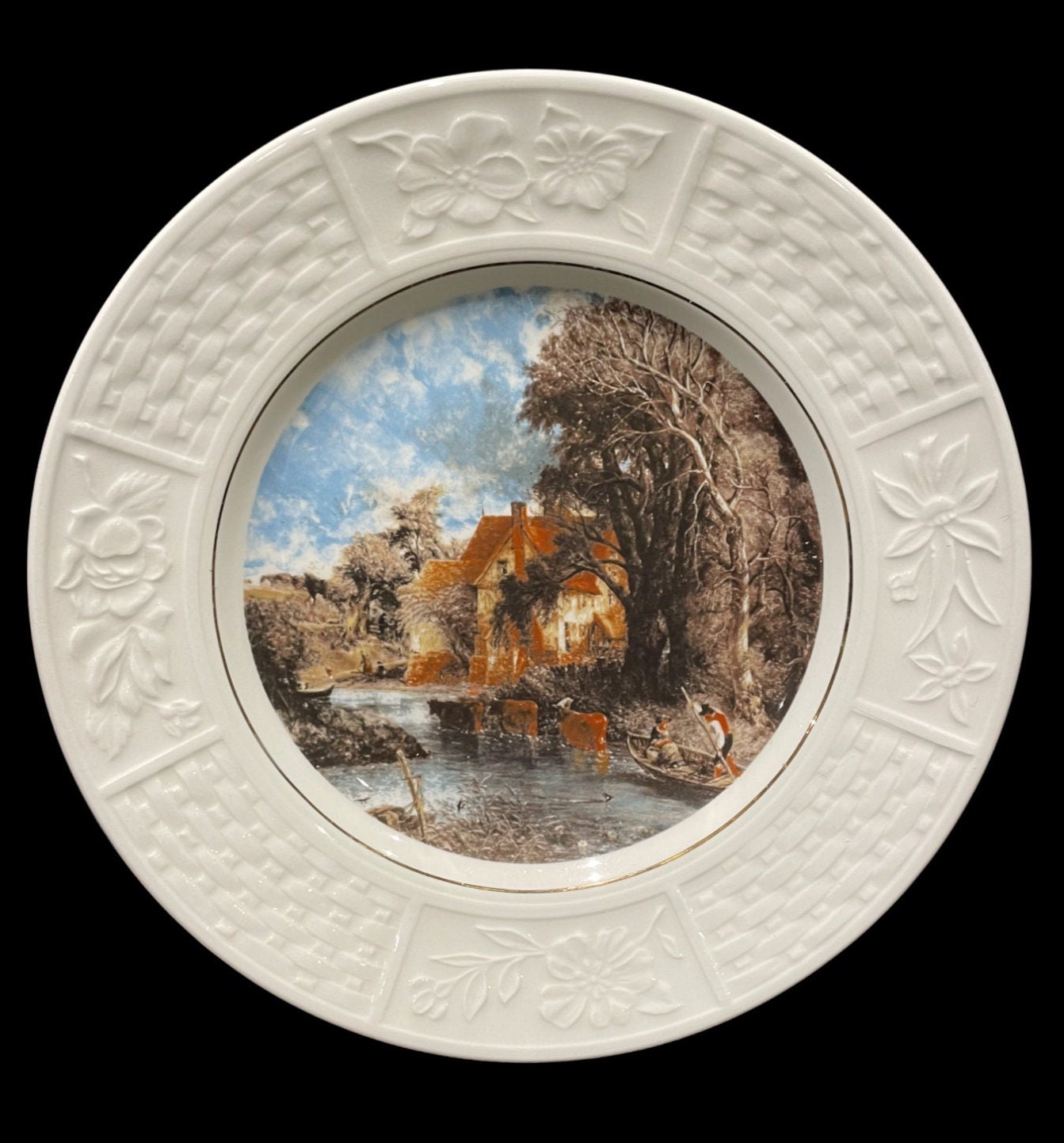 Vintage Wood & Son Plate "the Valley Farm" by John Constable, Made in ...