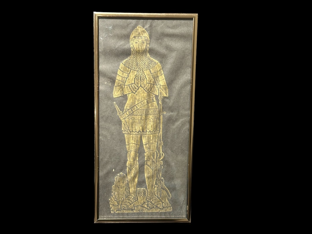 Rare Vintage 1977 Westminster Abbey Brass Rubbing General Sir Robert ...