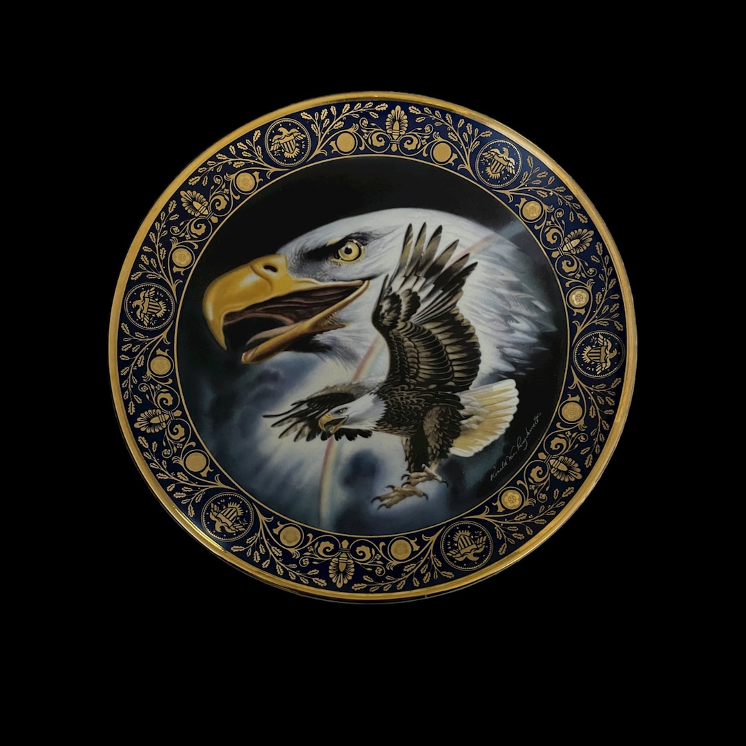 Vintage Royal Doulton 'profile of Freedom' Collectible Plate - Etsy