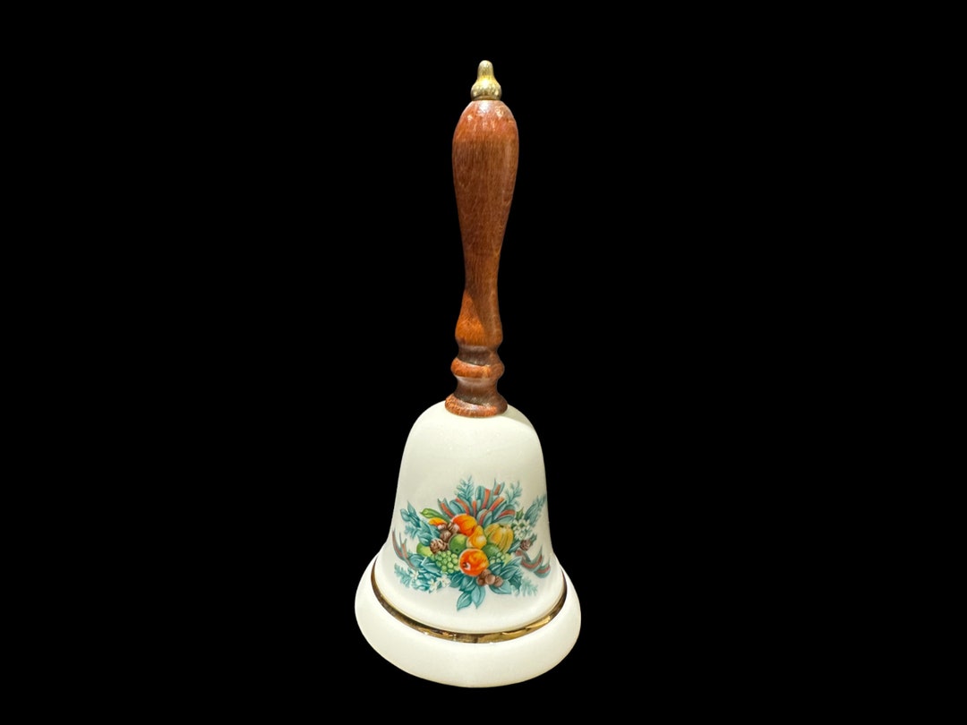 Vintage Avon 1985 Christmas Bell, Made in West Germany, Porcelain Bell ...
