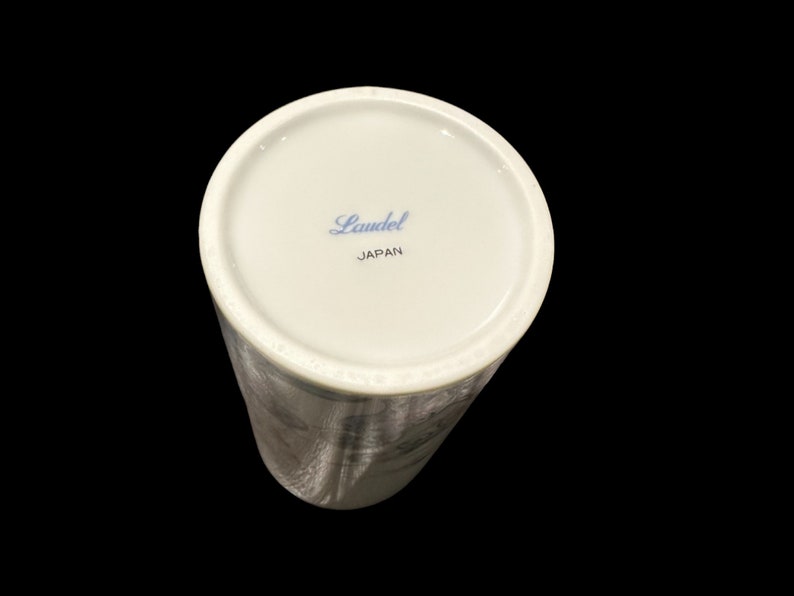 Vintage Laudel Japanese Vase, Floral Porcelain Vase 6 1/4 Inches With ...