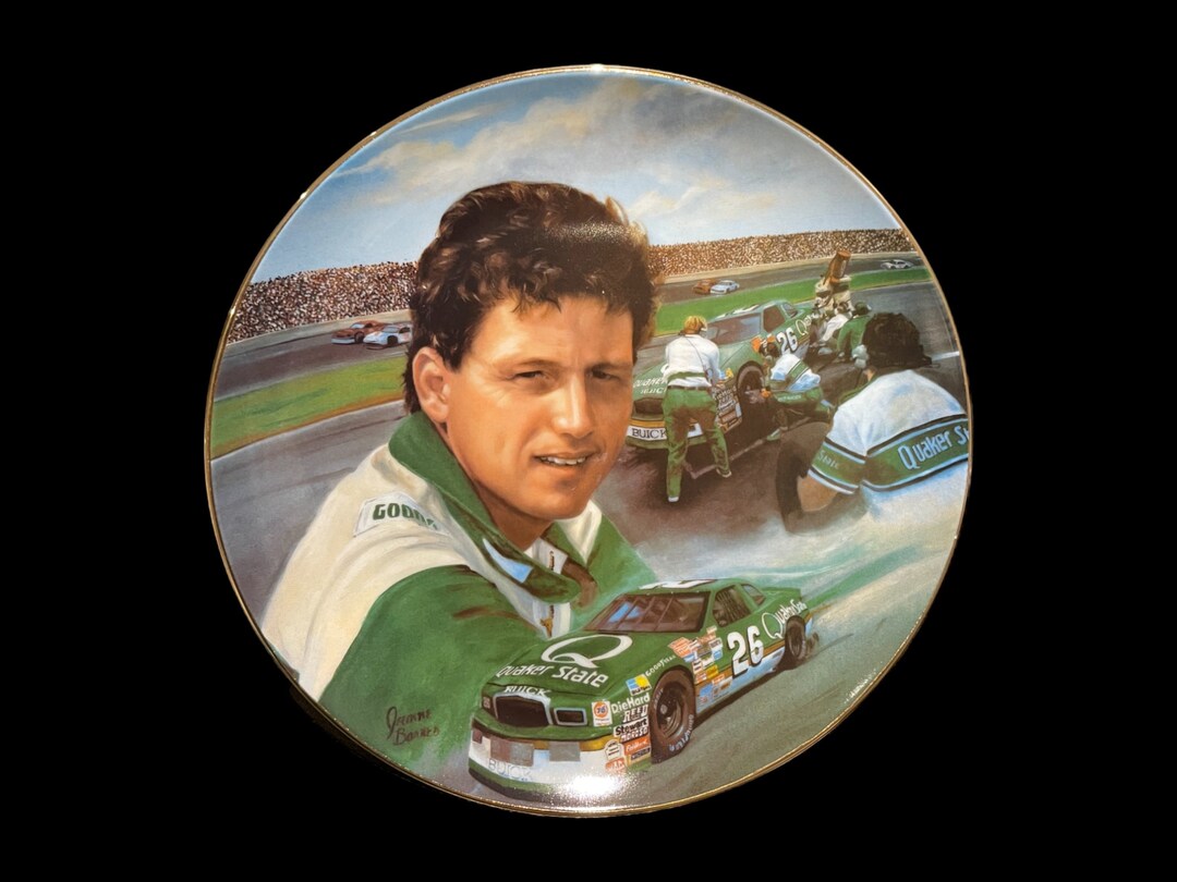 Vintage Ricky Rudd NASCAR Collector Plate, 1989 - Etsy