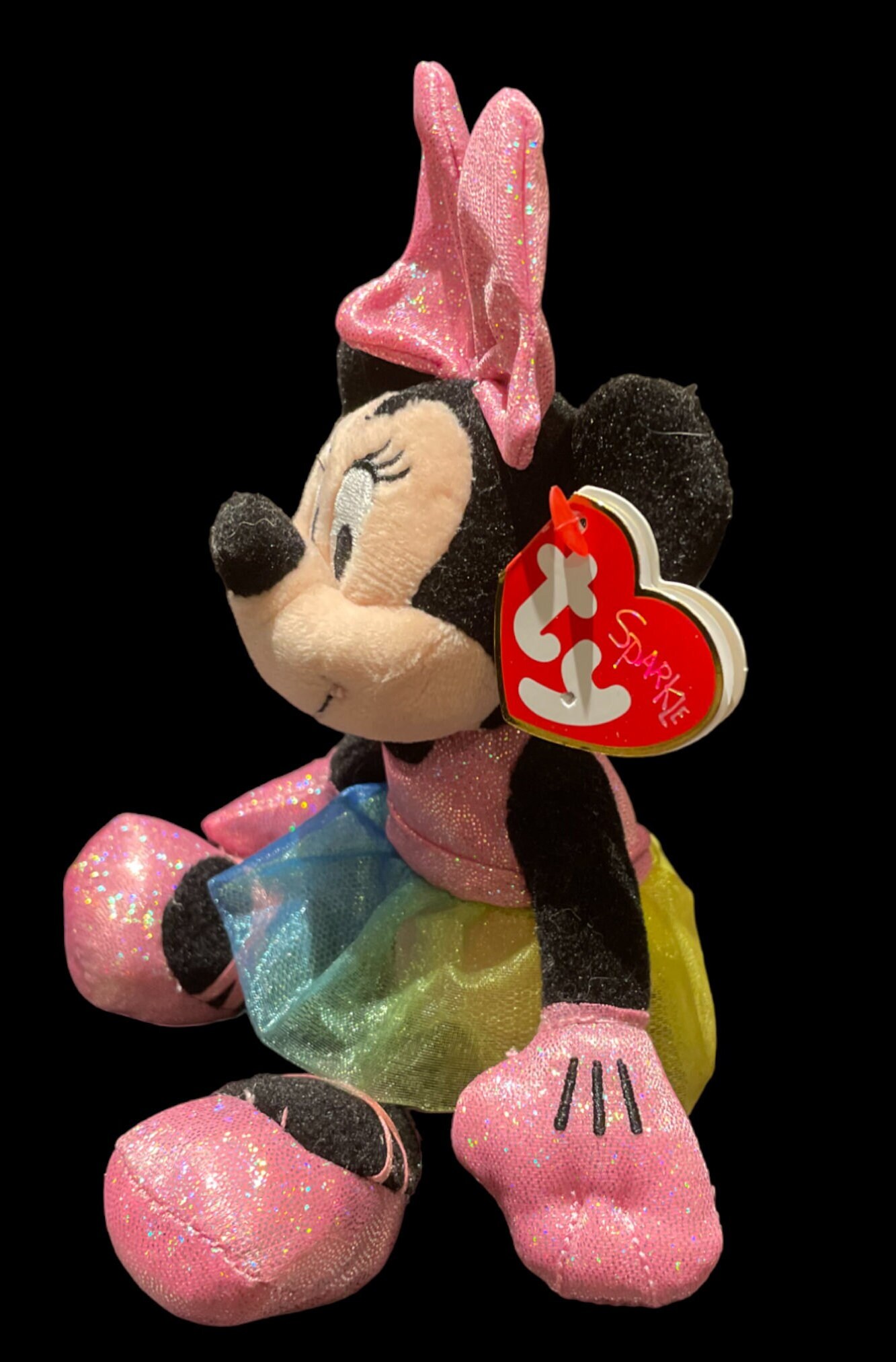 TY Beanie Baby Disney Sparkle Ty Beanie Baby Minnie Mouse Sparkle Ty ...