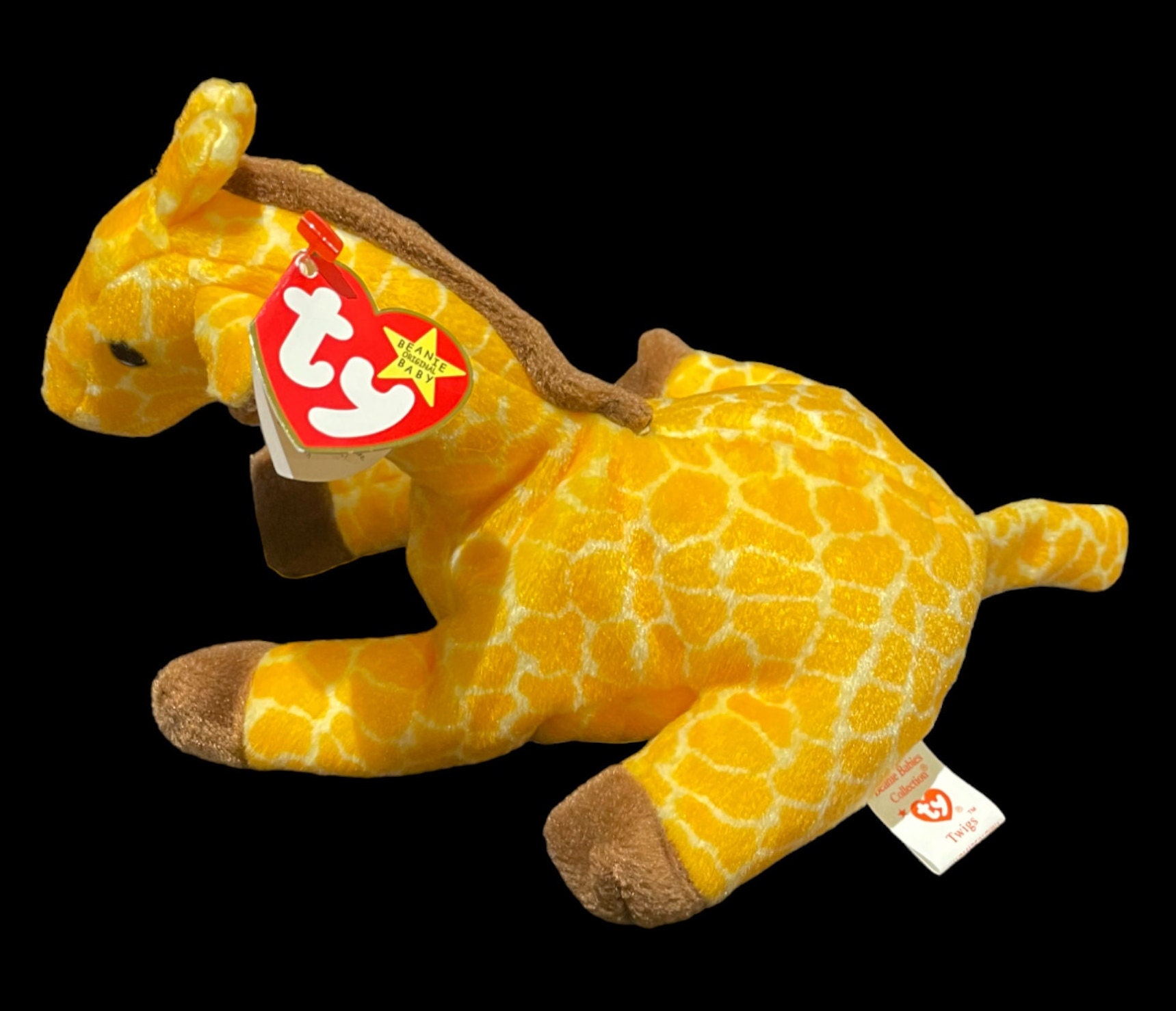 Rare TY Beanie Baby Twigs the Giraffe: Collectible Plush Toy With ...